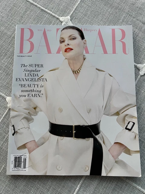 HARPER'S BAZAAR Magazine May 2025 Linda Evangerlista Cover Beauty Issue ...