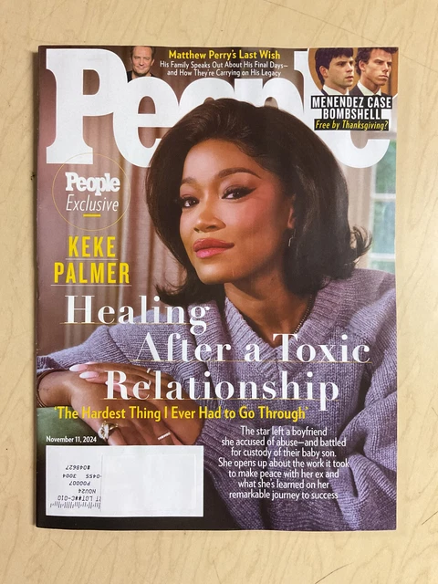 NOVEMBER 2024 PEOPLE magazine Keke Palmer cover Matthew Perry's last ...