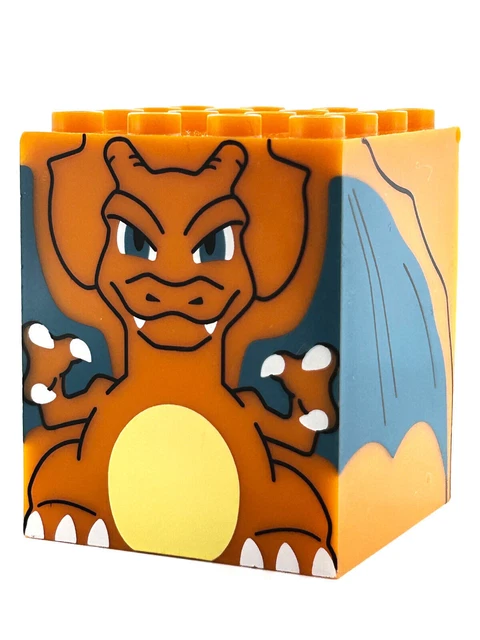 FIGURINE POKÉMON CHARIZARD Mega Bloks Block Figurine Mascotte Nintendo ...