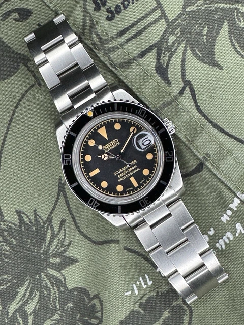 SEIKO SCUBAMASTER MOD NH35 Black Dial 39mm Black Bezel EUR 189,00 ...