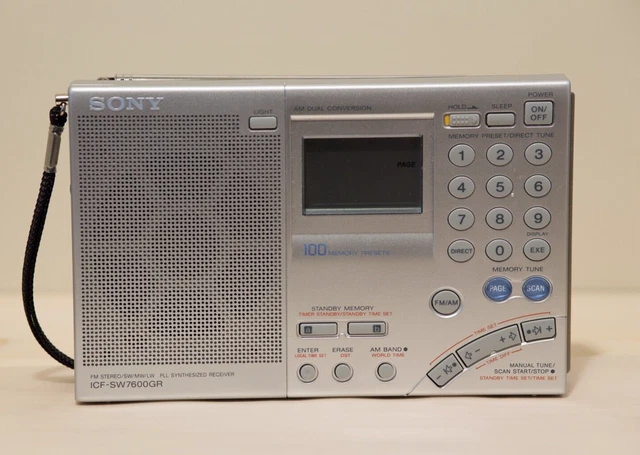 SONY ICF-SW7600GR PORTABLE FM/SW/MW/LW PLL Synthesized World Radio Receiver $150.00 - PicClick CA