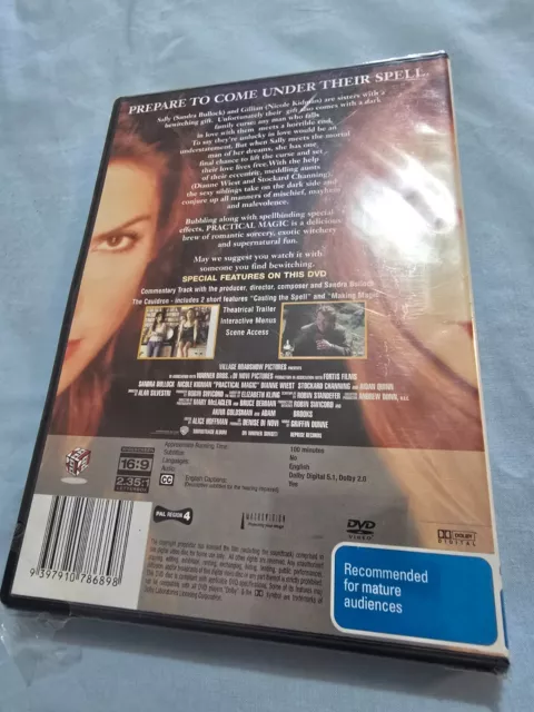 PRACTICAL MAGIC DVD R4 New & Sealed $15.95 - PicClick AU PRACTICAL MAGIC DVD R4 New & Sealed $15.95 - PicClick AU