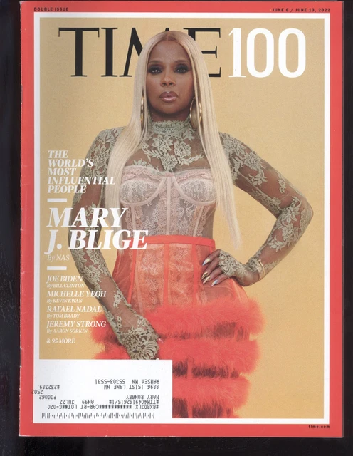 2022 TIME MAGAZINE: 100 Most Influential People - Mary J. Blige (1 of 5 ...