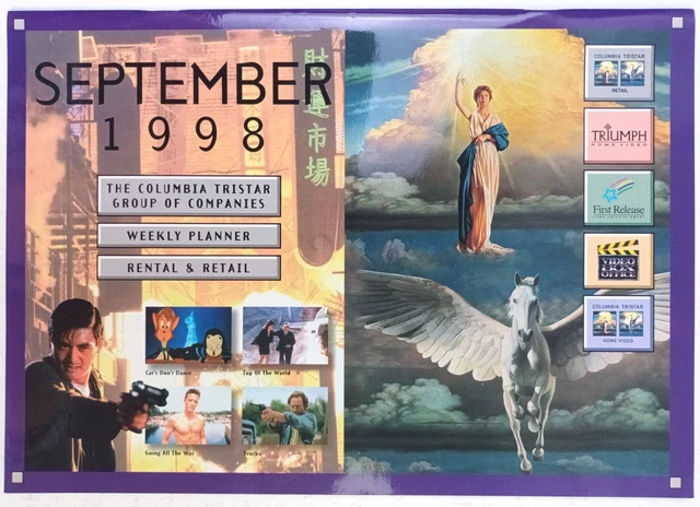 COLUMBIA TRISTAR SEPTEMBER 1998 Vhs Release Catalog. Replacement ...