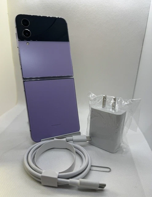 COMO NUEVO-SAMSUNG GALAXY Z FLIP 4 -5G 128GB VERIZON-BORA PÚRPURA- *S39 ...
