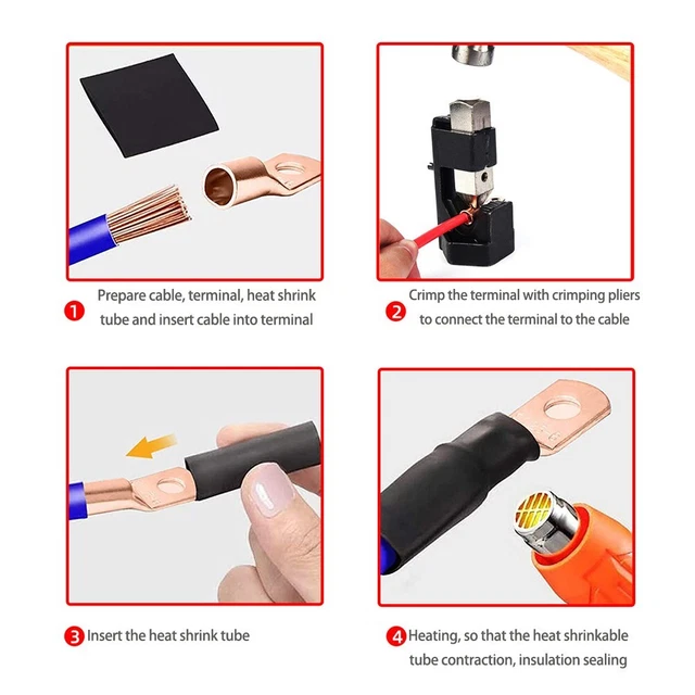 TERMINAL FACTORY COPPER Cable Lugs Battery Terminal Connectors ...