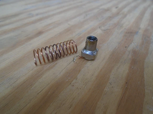 VINTAGE LEEDY SMALL DRUM LUG-INSERT with COPPER SPRING-NICE! $34.95 ...