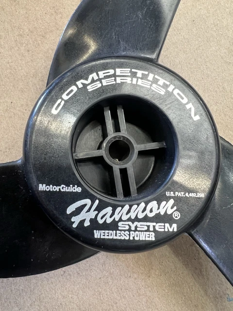 MOTORGUIDE HANNON 3 Blade Trolling Motor Prop Competition Series ...