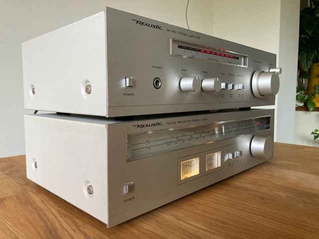 AMPLIFICADOR INTEGRADO REALISTA Sa-950 Y Sintonizador Tm-950 Manuales ...