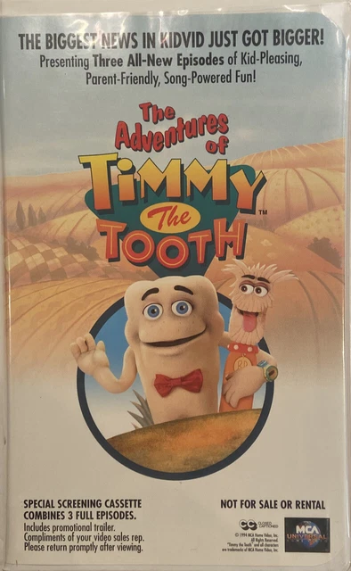 ADVENTURES OF TIMMY the Tooth-2 Vhs Lot -VHSclamshell EUR 9,05 ...