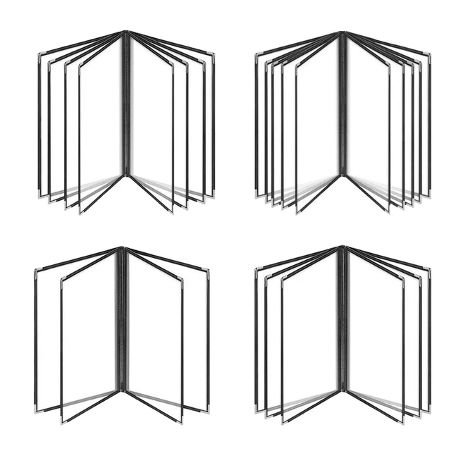 MENU COVER FOR Restaurant, Clear Letter Size Holders, Menu Folder for ...
