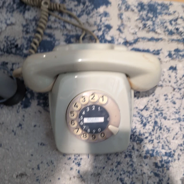 SIEMENS VINTAGE TWO-TONE Rotary Dial House Telephone £42.28 - PicClick UK