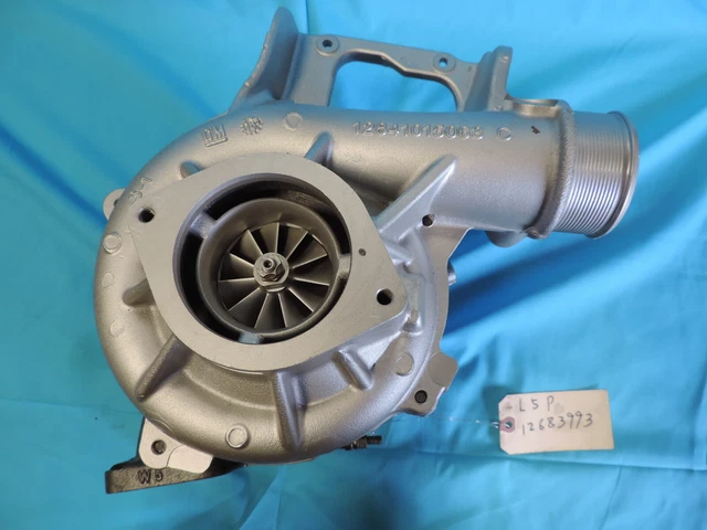 GMC SIERRA 2500 Duramax L5P Engine Borg Warner B2BV Genuine OEM Turbo ...