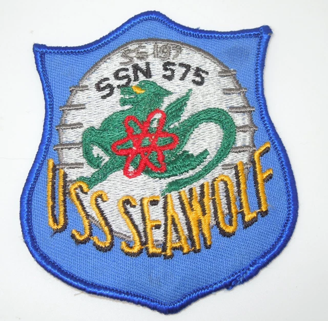 ORIGINAL 1960'S - 70's US Navy Submarine USS Seawolf SSN-575 Patch C22 ...