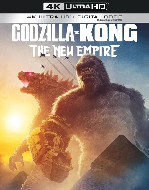 GODZILLA X KONG: The New Empire (4K Ultra HD + Digi (4K UHD Blu-ray ...