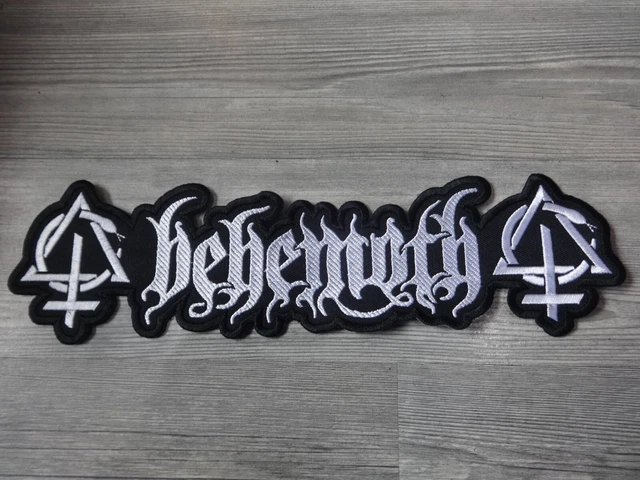 BEHEMOTH BACKPATCH PATCH Shape Black Metal Belphegor Bathory * EUR 25 ...