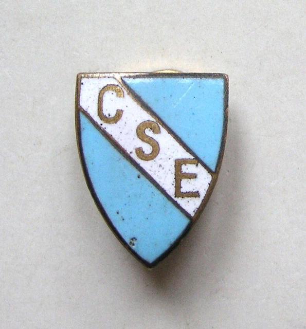 ANCIEN INSIGNE DE BOUTONNIERE CLUB FOOTBALL C.S.E FOOT SPORT BLEU ET ...