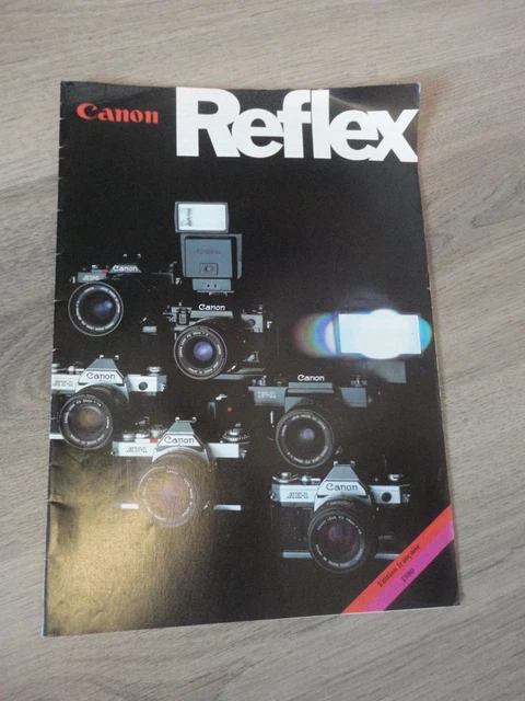 ANCIEN CATALOGUE REVUE - catalogue publicitaire appareil photo CANON reflex 1980 EUR 1,99 ...