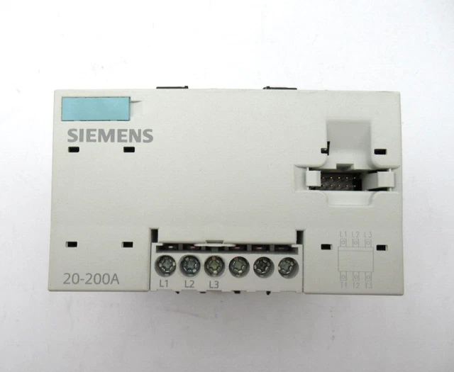 SIEMENS 3UF7113-1AA00-0 20-200A Simocode Pro Current/Voltage Measuring ...
