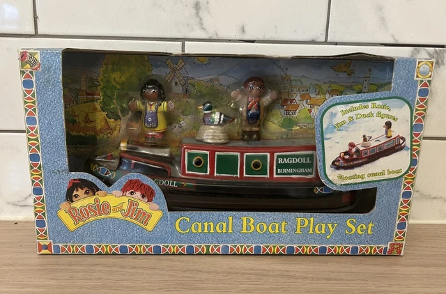 ROSIE & JIM Canal Narrowboat Barge Boat with Figures Playset - Complete ...