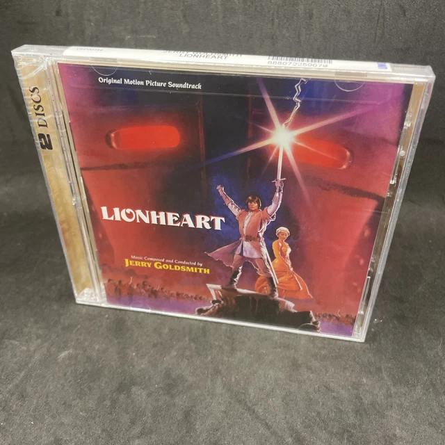 NEUF SCELLÉ ! Lot de 2 CD LIONHEART Jerry Goldsmith 2021 Deluxe LTD ...