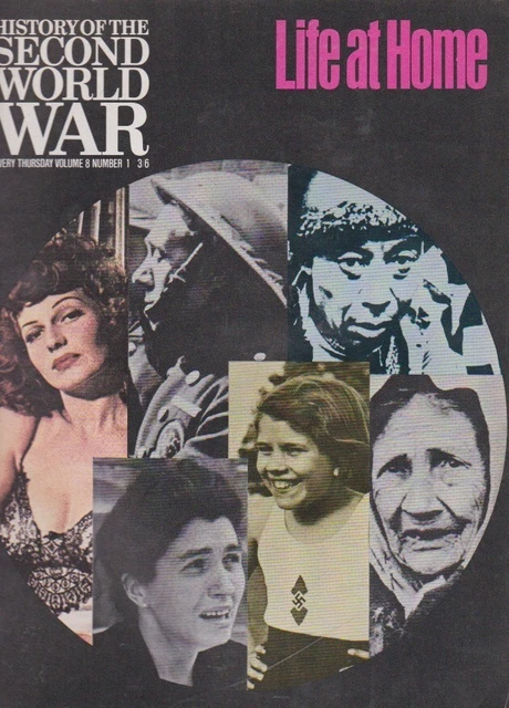 HISTORY OF THE Second World War-8-1-LIFE AT HOME-1968. £3.50 - PicClick UK