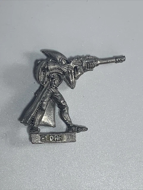 WARHAMMER 40K ROGUE Trader Eldar Scout Las Gun 6 1989 Metal Games ...