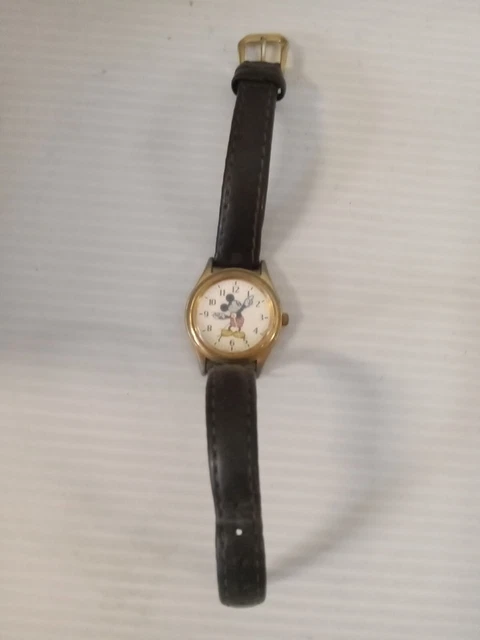 DISNEY TIME WORKS Mickey Mouse Disney Watch Vintage Very Old Collection ...