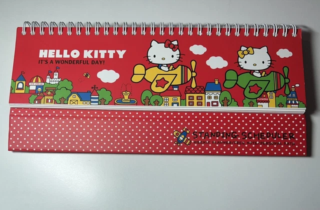 UNDATED SANRIO HELLO Kitty Mimmy Standing Desktop Weekly Planner ...