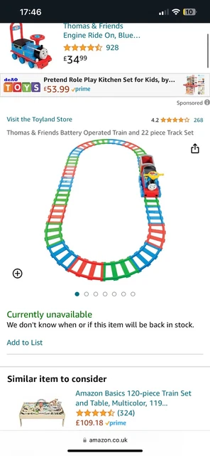 THOMAS THE TANK Engine Ride On Train And Track Peg Perego. £80.00 ...