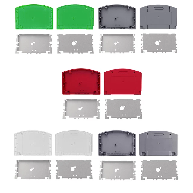 FOR N64 CARTRIDGE Shell Cases Game Console Cover Replacement with Fix ...