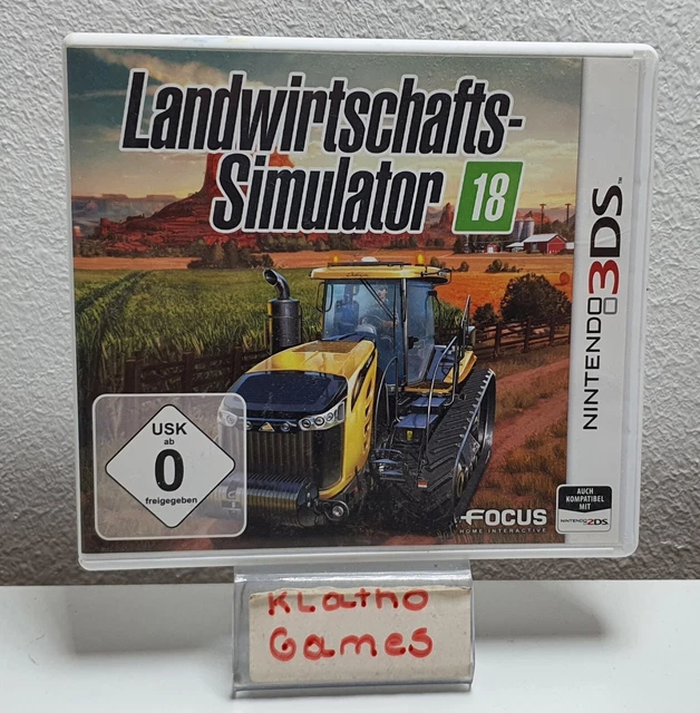 LANDWIRTSCHAFTS-SIMULATOR 18 (NINTENDO 3DS, 2017) mit Anleitung C6171 ...