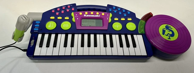 CHILDREN'S KAWASAKI KEYBOARD, Turntable, and Mic Tested And Working £28 ...