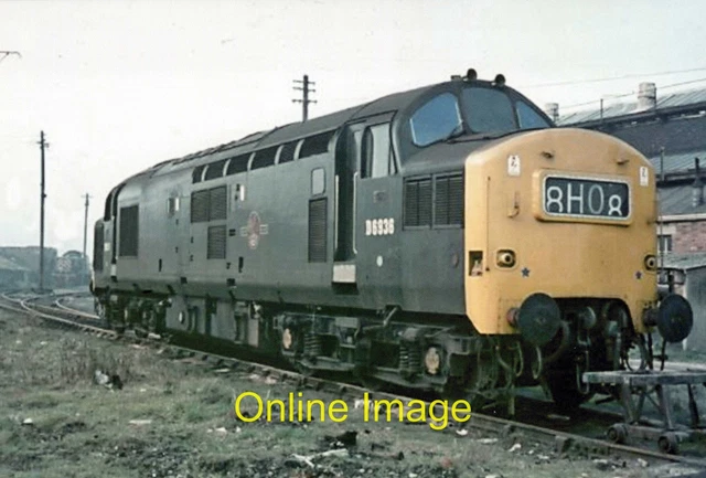 RAILWAY PHOTO 6X4 Class 37 D6936 stabled at Radyr Yard c1968 £2.00 ...