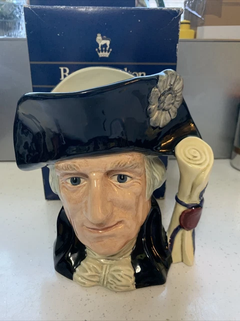 ROYAL DOULTON LARGE Character Toby Jug George Washington D6669 Boxed ...