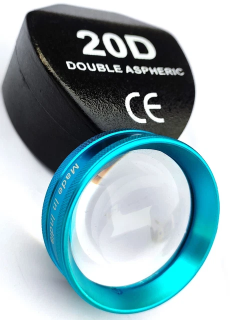 OUR ORIGINAL OPHTHALMOLOGY 20D Lens Blue Color With Box & Manual Bio ...