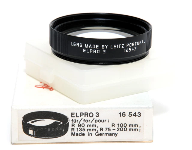 FILTRO OBIETTIVO RAVVICINATO Leica Leitz Elpro 3 in scatola 16543 per ...