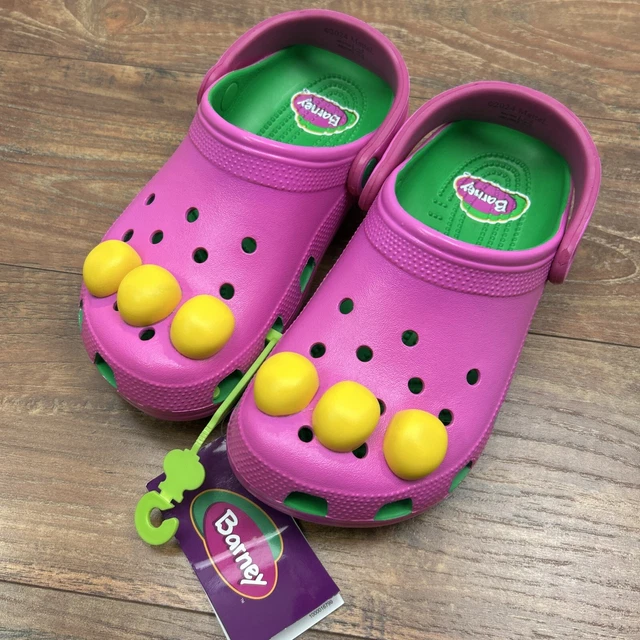 CROCS KIDS' BARNEY Classic Clog Limited Edition Big Kids Size J4New ...