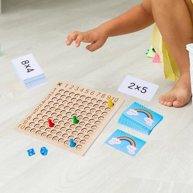 JEUX DE CHIFFRES avec chiffres table de multiplication pédagogique pour ...