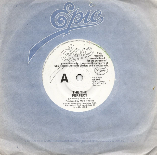 THE THE PERFECT Australian EPIC Records PROMO RARE 7" SINGLE EUR 9,03 ...