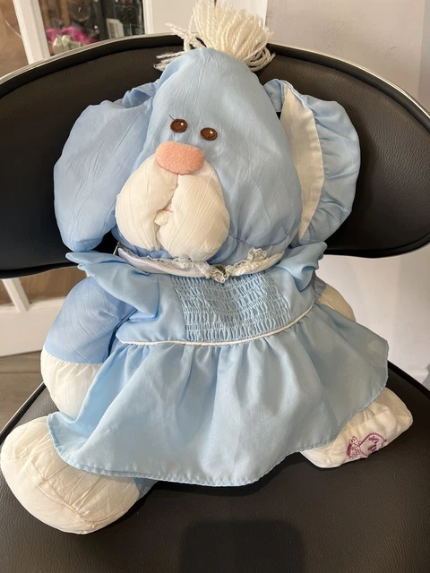 FISHER PRICE VINTAGE Puffalump Blue Rabbit Plush Toy 1985 1986 1980’s £ ...