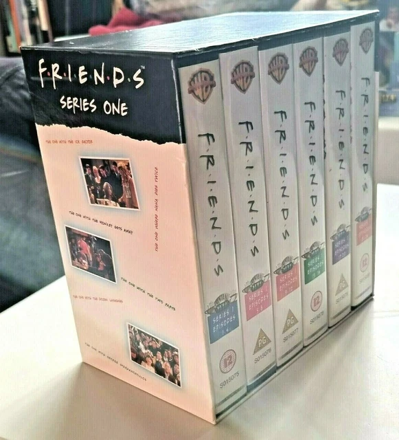 WARNER BROS FRIENDS SERIES 1 VHS Box Set Complete 6 Video Cassettes ...