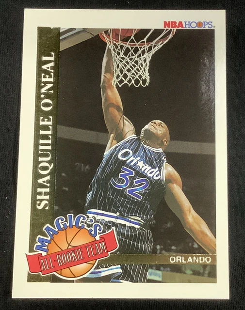 MAGIC'S ALL-ROOKIE TEAM - 1993 Shaquille O'Neal Gold- NBA Hoops Sky Box ...