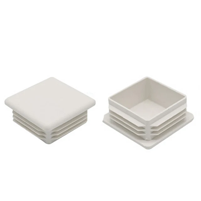 SQUARE PLASTIC END Caps Bungs Blanking Plugs Tube Pipe Box Section ...