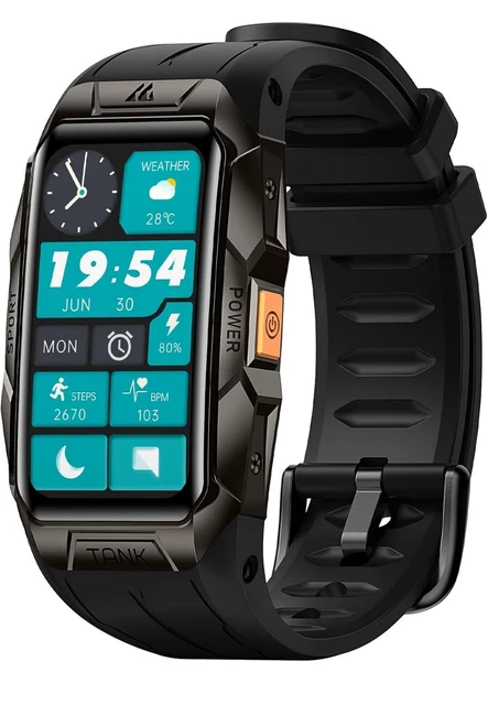 KOSPET TANK X1 Smart Watch for men, Fitness Tracker with Heart Rate ...