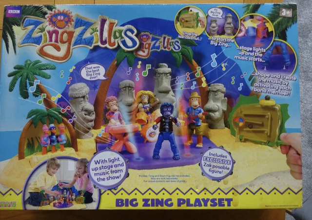 ZINGZILLAS BIG ZING Playset BBC Extra Figures Full Band Working boxed £ ...