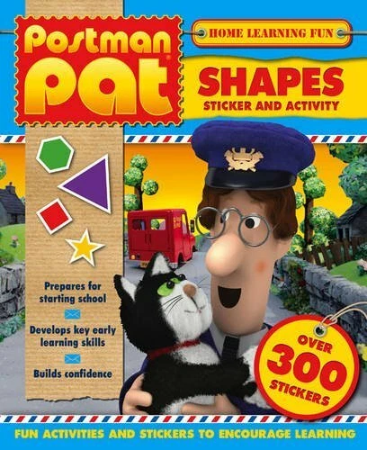 POSTMAN PAT LEARNING Sticker Book: Shapes (Tiny Tots Touch and Feel ...