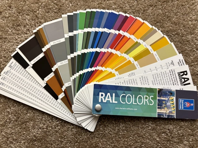 RAL COLORS FAN Deck Samples Sherwin Williams £47.57 - PicClick UK