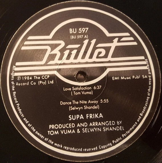 12& BOOGIE - Funk SUPA FRIKA dance the night away 1984 REISSUE EUR 19 ...