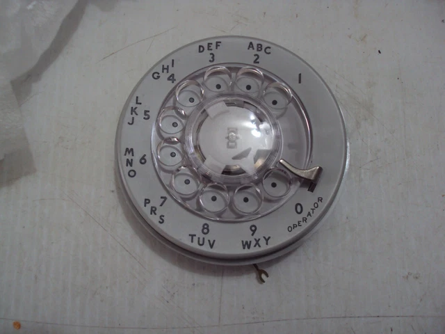 VINTAGE NOS WESTERN Electric rotary phone dial assy, 102244969, 9Ha61 £ ...